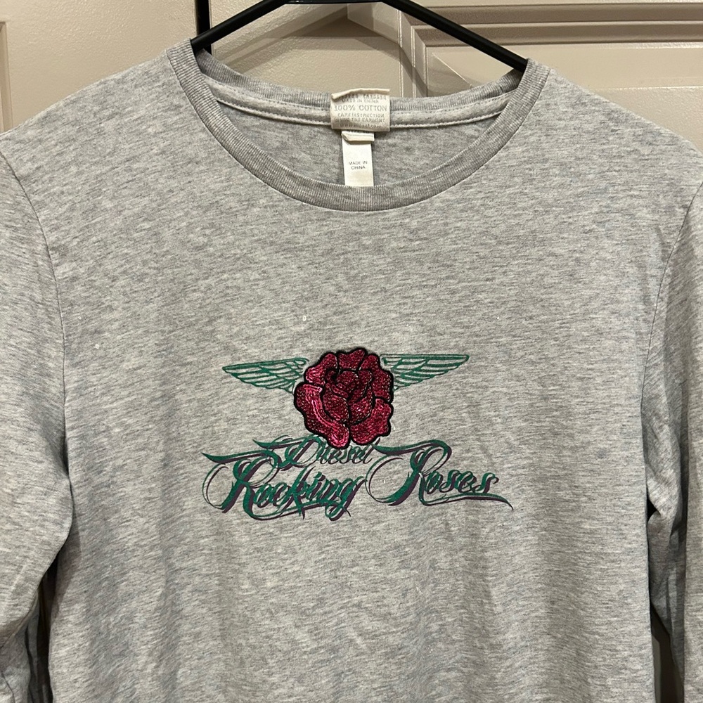 Ultra-Rare Diesel Rocking Roses Vintage Women's Long … - Gem